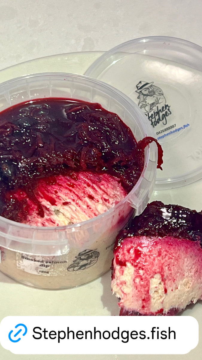 Smoked alpine salmon dip / topped with beetroot relish 230g – Stephen ...